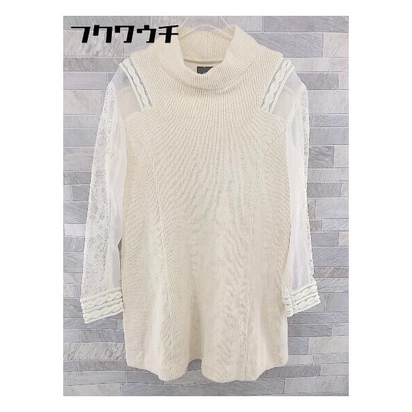 管理番号： 110401000458020210416ベースW723/野<br>付属品： 無<br>素材： 画像参照<br>色： アイボリー　ホワイト<br>サイズ： サイズ36<br&...