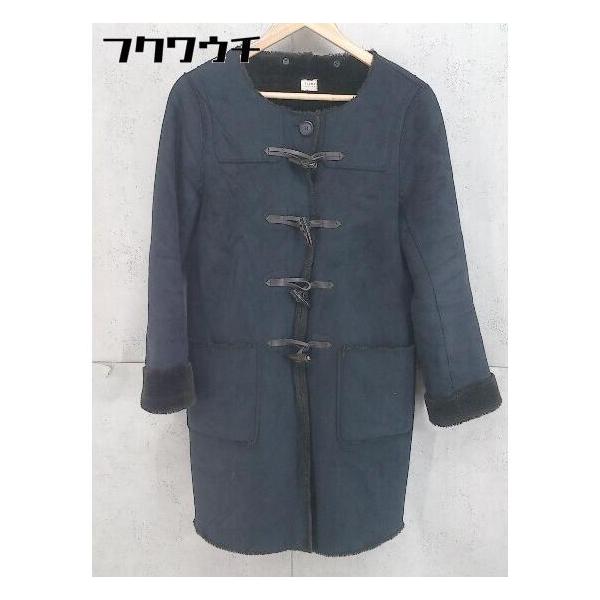 管理番号： 110416000081420210511ベースW180/大付属品： 無<br/>首まわりの付属品が欠品しています。素材： 画像参照色： ネイビーサイズ： サイズ02梱包サイズ： 大採寸サイズ： 着丈：約84cm　肩...