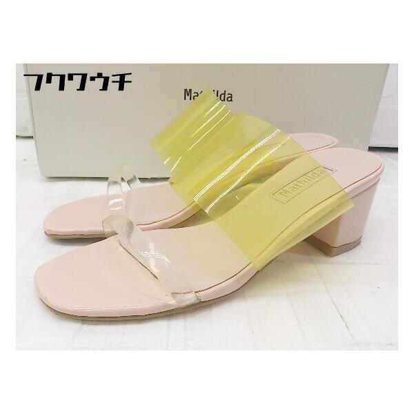 管理番号： 110426000958820210512ベースS373/大付属品： 箱素材： PVC系/ラバーソール色： イエロー クリア ベージュサイズ： サイズS梱包サイズ： 通常採寸サイズ： 底長：-cm　底甲幅：約7.5cm　ヒール：...