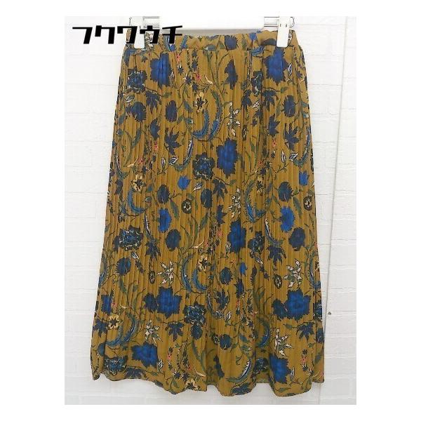 管理番号： 110512000979320210527ベースW235/大付属品： 無<br/>ウエストゴムが折れています。素材： 画像参照色： ブラウンサイズ： 表記なし梱包サイズ： 通常採寸サイズ： 総丈：約74cm　ウエスト...