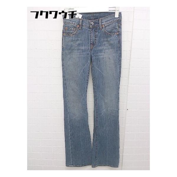 管理番号： 110518000209320210531ベースW448/成付属品： 無<br/>前面左側に汚れ有り。素材： 画像参照色： インディゴサイズ： サイズ24梱包サイズ： 通常採寸サイズ： 股上：約19.5cm　股下：約...