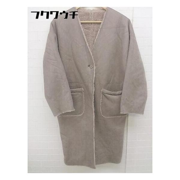 管理番号： 110527000014520210611ベースW94/宮付属品： 無素材： 画像参照色： ブラウンベージュサイズ： サイズM梱包サイズ： 大採寸サイズ： 着丈：約100cm　肩幅：約58cm　身幅：約63cm　袖丈：約47cm