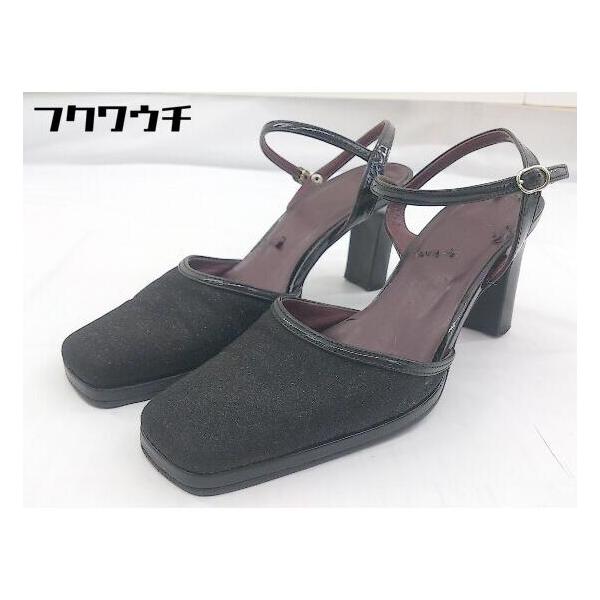 管理番号： 110623000556920210709ベースS679/野付属品： 無素材： コットン系/ラバーソール色： ブラックサイズ： 23ｃｍEE梱包サイズ： 通常採寸サイズ： 底長：-cm　底甲幅：約8cm　ヒール：約8cm