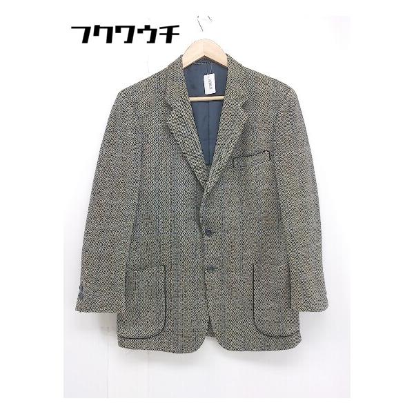 管理番号： 110701000610320241016ベースW504/成付属品： 無<br>ジャケットの内側にネーム刺繍あり。素材： 画像参照色： ベージュ系 ブラックサイズ： サイズAB6梱包サイズ： 大付属品： 無<b...