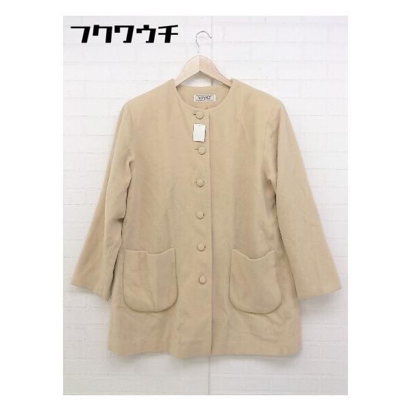 管理番号： 110714000436920210731ベースW176/宮付属品： 無素材： 画像参照色： イエローベージュサイズ： サイズ9梱包サイズ： 大採寸サイズ： 着丈：約79cm　肩幅：約43.5cm　身幅：約58cm　袖丈：約57...