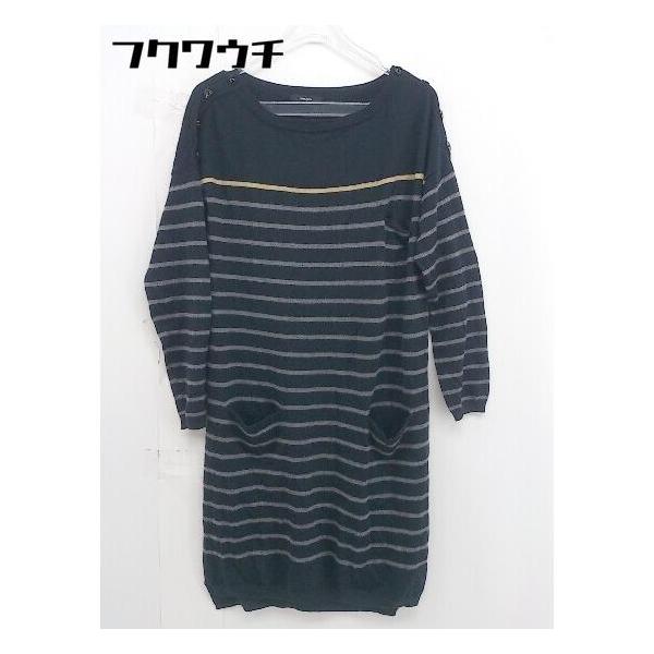 管理番号： 110719000193620210804ベースW878/菅<br>付属品： 無<br>　　　　 全体的に毛羽立ちや毛玉あり。<br>素材： 画像参照<br>色： ネイビー グレー...