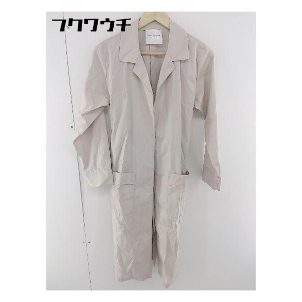 管理番号： 110728000938520210811ベースW47/横付属品： ウエストリボン素材： 画像参照色： ベージュサイズ： 表記なし梱包サイズ： 通常採寸サイズ： 着丈：約105cm　肩幅：約38cm　身幅：約48cm　袖丈：約57cm