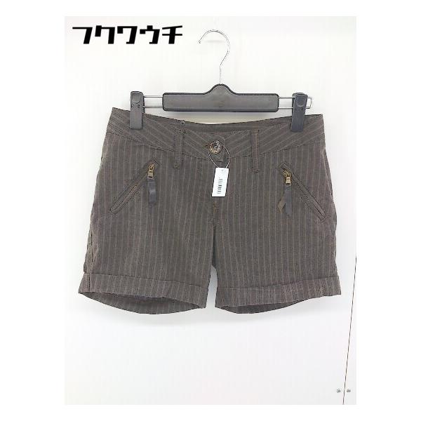 管理番号： 110901000480620210917ベースW471/大付属品： 無　　　　 擦れによる毛羽立ちや色褪せあり。素材： 画像参照色： ブラウンサイズ： サイズ38梱包サイズ： 通常採寸サイズ： 股上：約18cm　股下：約13c...