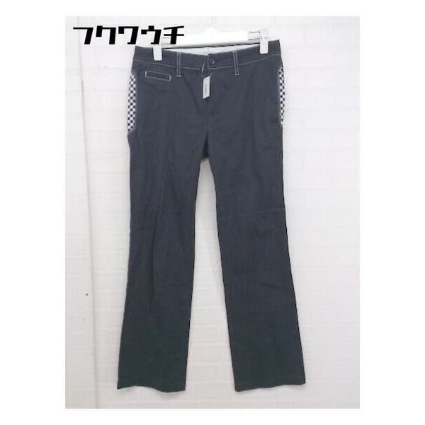 管理番号： 110906000443620210930ベースW340/宮付属品： 無素材： 画像参照色： チャコールネイビー系サイズ： サイズ38梱包サイズ： 通常採寸サイズ： 股上：約22cm　股下：約71.5cm　ウエスト：約37.5c...