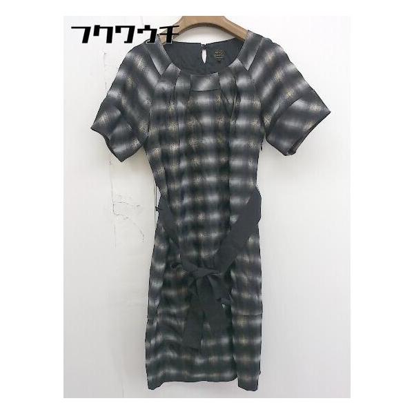 管理番号： 110906001271420211022ベースW60/長<br>付属品： ウエストリボン<br>素材： 画像参照<br>色： ブラック マルチ<br>サイズ： サイズ1<b...