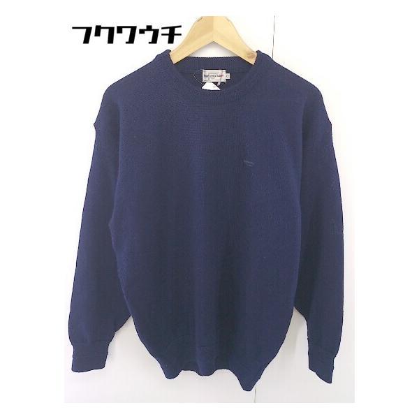 管理番号： 110916000540120211005ベースW193/野付属品： 無　　　　 多少の毛羽立ち、数か所に小さな汚れあり。素材： 画像参照色： ネイビーサイズ： サイズO梱包サイズ： 通常採寸サイズ： 着丈：約71cm　肩幅：約...