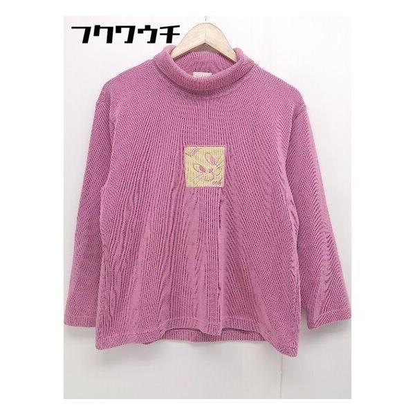 管理番号： 110927000641120211006ベースW69/長付属品： 無　　　　 首回り内側、表面首下にシミの様な汚れあり。素材： 画像参照色： ピンクサイズ： サイズL梱包サイズ： 通常採寸サイズ： 着丈：約58cm　肩幅：約4...