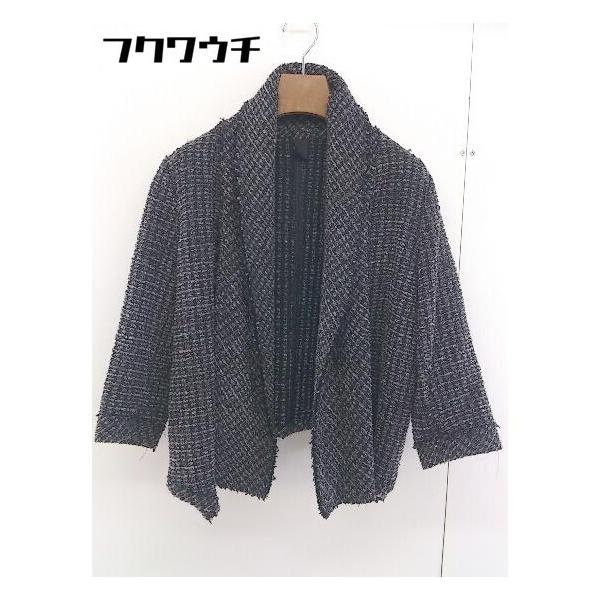 管理番号： 110927000843920210930ベースW604/成付属品： 無素材： 画像参照色： ブラック系サイズ： サイズ38梱包サイズ： 通常採寸サイズ： 着丈：約47cm　肩幅：約38.5cm　身幅：約48cm　袖丈：約43cm