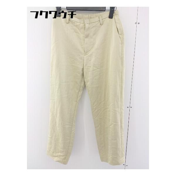 管理番号： 110929001560820211005ベースW566/大付属品： 無　　　　 裾の折り返し部分にほつれあり。素材： 画像参照色： イエロー系サイズ： サイズS梱包サイズ： 通常採寸サイズ： 股上：約25cm　股下：約65cm...