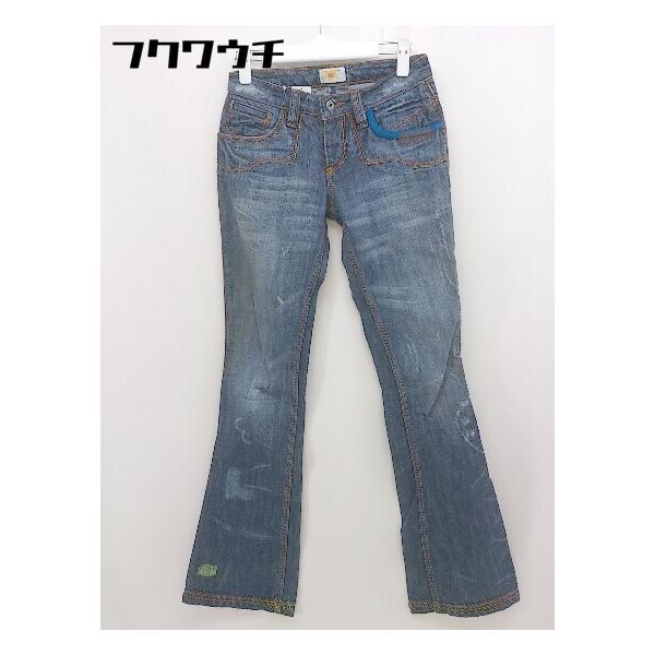 管理番号： 111005000025320241017ベースW1/菅付属品： 無<br>裾に破れあり。<br>所々に汚れあり。素材： 画像参照色： インディゴサイズ： サイズ24梱包サイズ： 通常付属品： 無<...