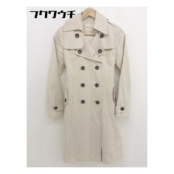 管理番号： 111005000536420211007ベースW200/野付属品： ウエストベルト　　　　 襟の内側や袖先、全体の所々に汚れあり。素材： 画像参照色： ライトベージュサイズ： サイズ38梱包サイズ： 通常採寸サイズ： 着丈：約...