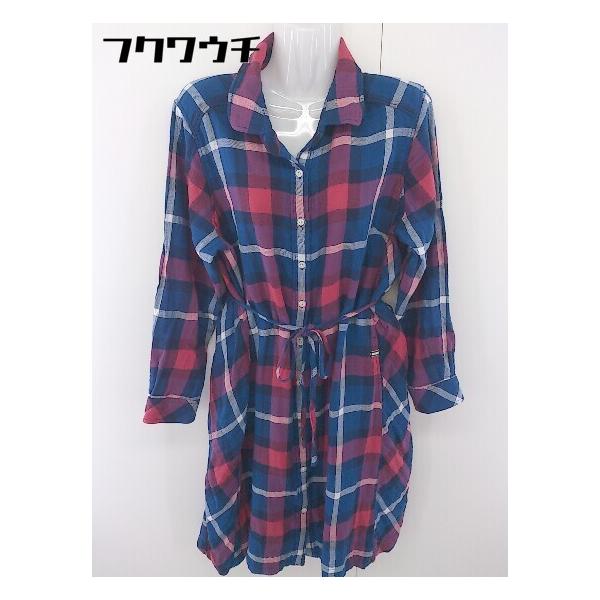 管理番号： 111007001496420211012ベースW204/野<br>付属品： ウエストリボン<br>　　　　 替えボタン1個<br>素材： 画像参照<br>色： ネイビー マルチ&...