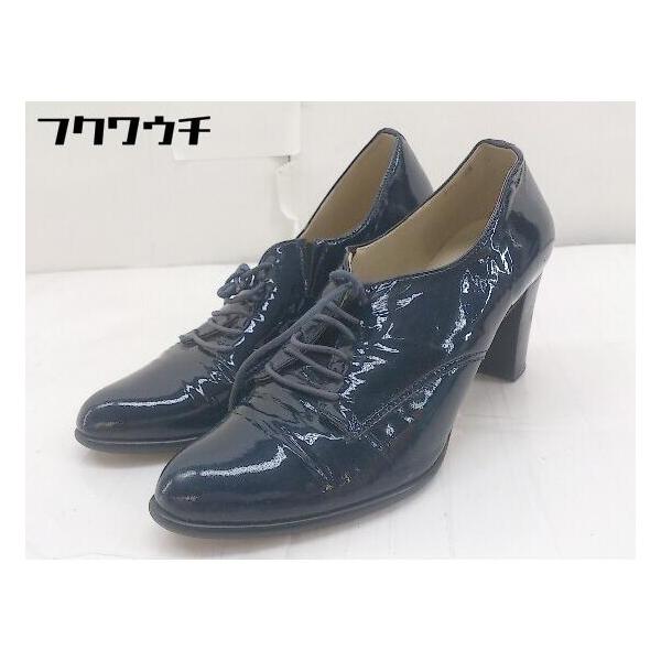 管理番号： 111111000894320211118ベースS741/野付属品： 無素材： エナメル系/ラバーソール色： ネイビーサイズ： サイズ36梱包サイズ： 通常採寸サイズ： 底長：-cm　底甲幅：約8.5cm　ヒール：約7cm