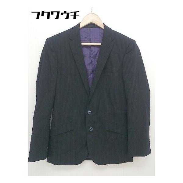 管理番号： 111125000707320211130ベースW103/長付属品： 無　　　　 ジャケットの内側にネーム刺繍あり。素材： 画像参照色： ブラックサイズ： 表記なし梱包サイズ： 通常採寸サイズ： 着丈：約69cm　肩幅：約43c...