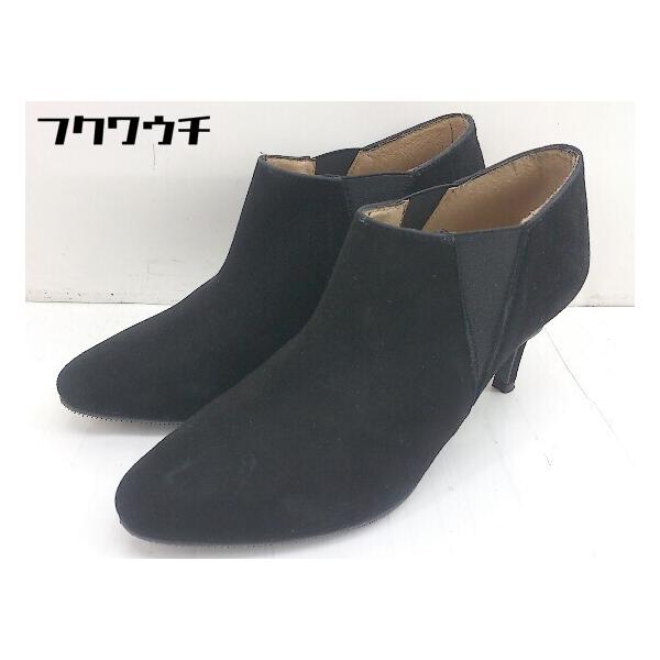 管理番号： 111129000751420211203ベースS221/成付属品： 無素材： スエード/ラバーソール色： ブラックサイズ： サイズ37梱包サイズ： 通常採寸サイズ： 底長：-cm　底甲幅：約8cm　ヒール：約8cm 高さ：約1...