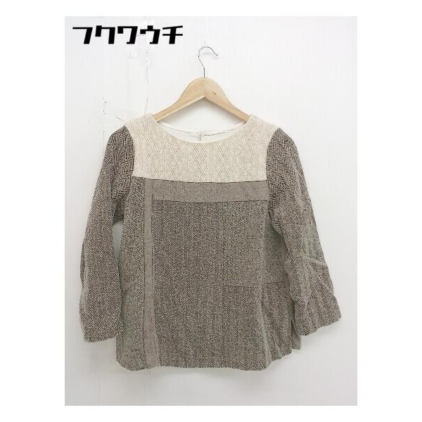 管理番号： 111210000160920211216ベースW21/李付属品： 替えボタン1個　　　　 首周り多少の汚れあり。　　　　 所々に毛羽立ちあり。素材： 画像参照色： ベージュ系 マルチサイズ： 表記なし梱包サイズ： 通常採寸サイ...