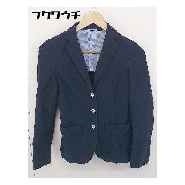 管理番号： 120201000117920220208ベースW145/長付属品： 無　　　　 全体的に色薄れあり。襟、脇部分に汚れのようなものあり。素材： 画像参照色： ネイビーサイズ： サイズ34梱包サイズ： 通常採寸サイズ： 着丈：約5...