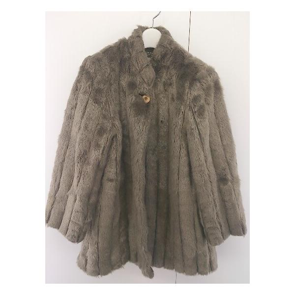 管理番号： 120304000214320220310ベースW162/長付属品： 無　　　　 内側に汚れのようなものあり。素材： 画像参照色： ブラウンサイズ： サイズ9AR梱包サイズ： 通常採寸サイズ： 着丈：約71cm　肩幅：約38cm...