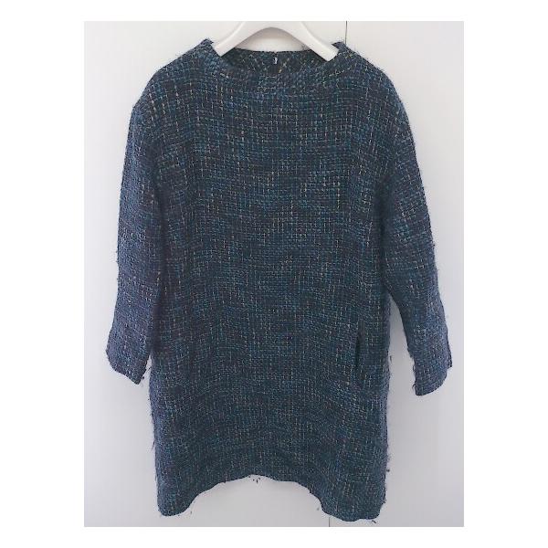 管理番号： 120310000208320220516ベースW200/李<br>付属品： 無<br>　　　　 所々に多少の毛羽たちあり。<br>素材： 画像参照<br>色： ネイビー マルチ&...