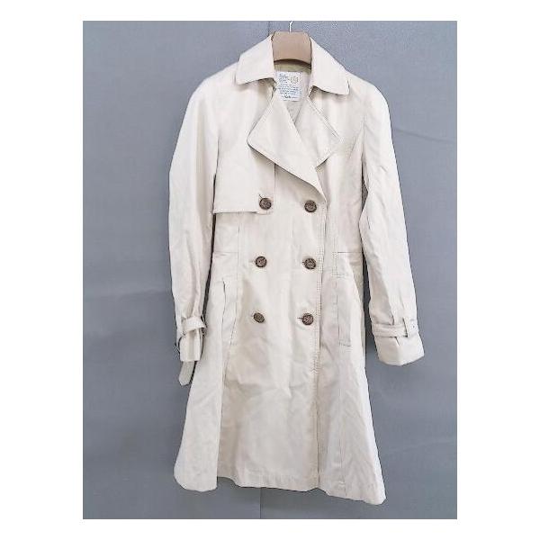 管理番号： 120317000592220220329ベースW348/横付属品： ウエストベルト　　　　 襟周りに汚れあり。素材： 画像参照色： ライトベージュサイズ： サイズ S梱包サイズ： 通常採寸サイズ： 着丈：約87cm　肩幅：約3...