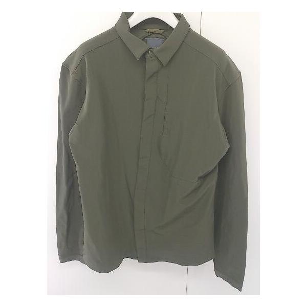 管理番号： 120324000387220220420ベースW214/李付属品： 替えボタン1個素材： 画像参照色： カーキサイズ： サイズS梱包サイズ： 通常採寸サイズ： 着丈：約62cm　肩幅：約46cm　身幅：約47cm　袖丈：約61cm