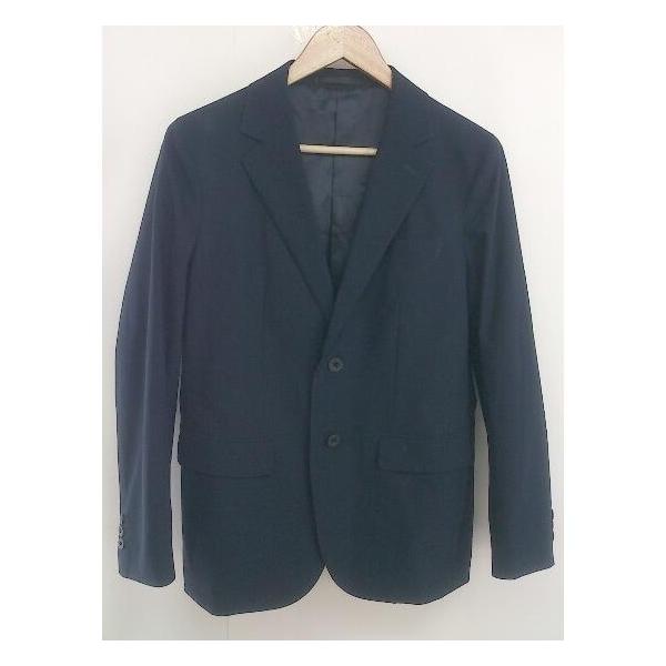 管理番号： 120526000208820220617ベースW404/横付属品： 無　　　　 所々に白っぽい汚れ擦れあり。素材： 画像参照色： ネイビーサイズ： サイズ 44梱包サイズ： 通常採寸サイズ： 着丈：約68cm　肩幅：約41cm...