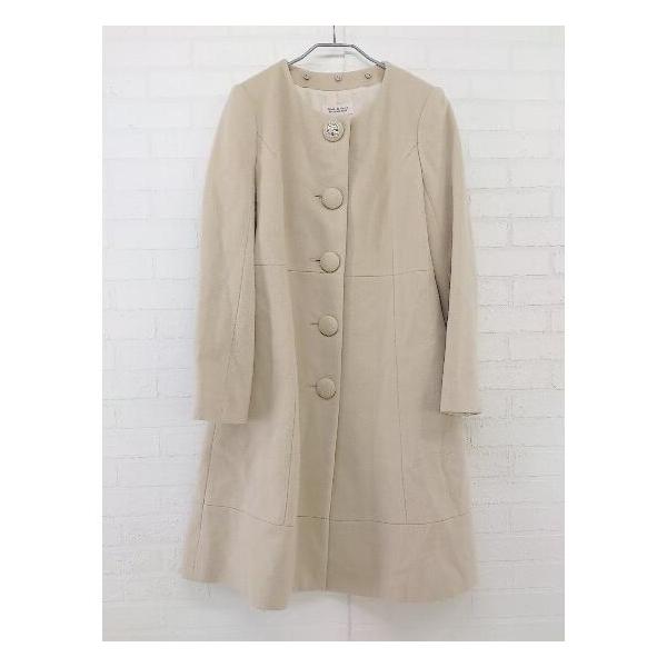 管理番号： 120608000092620220624ベースW222/李付属品： 無　　　　 ファー・フードは取り外し可能です。素材： 画像参照色： ベージュサイズ： サイズ38梱包サイズ： 通常採寸サイズ： 着丈：約91cm　肩幅：約36...