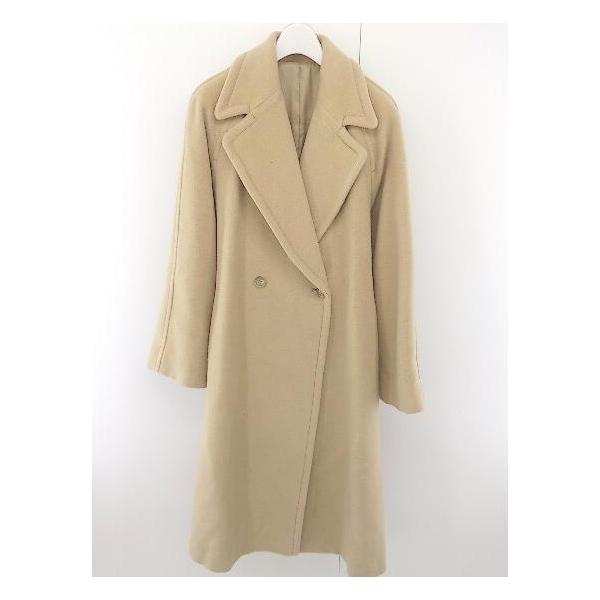 管理番号： 120608000473320220624ベースW222/李付属品： ウエストリボン　　　　 前面の左上部に多少の汚れあり。素材： 画像参照色： ベージュサイズ： サイズ9梱包サイズ： 大採寸サイズ： 着丈：約109cm　肩幅：...