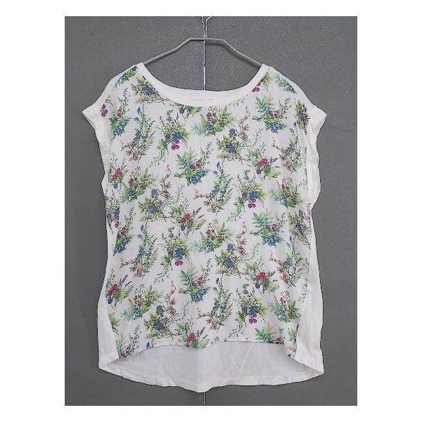 管理番号： 120608000933220220805ベースW65/山付属品： 無　　　　 左袖口にシミの様な汚れあり。素材： 画像参照色： ホワイト マルチサイズ： 表記なし梱包サイズ： 通常採寸サイズ： 着丈：約56cm　肩幅：約50c...