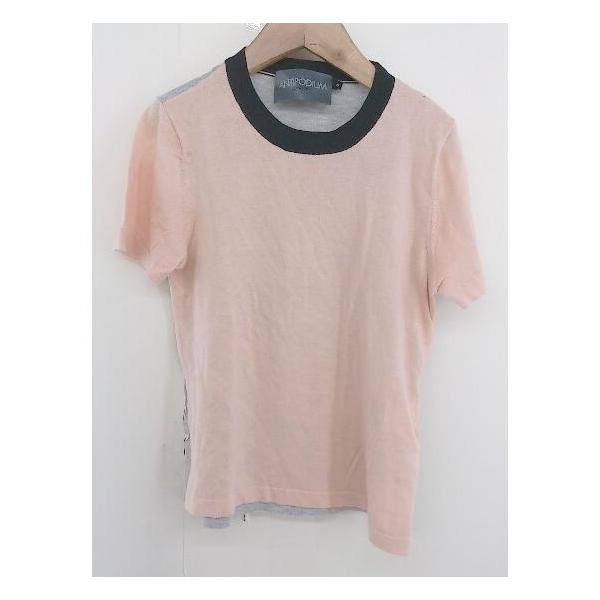 管理番号： 120609000785420220711ベースW64/山付属品： 無　　　　 使用感あり。素材： 画像参照色： ピンク系 グレー ブラックサイズ： サイズS梱包サイズ： 通常採寸サイズ： 着丈：約49cm　肩幅：約30cm　身...