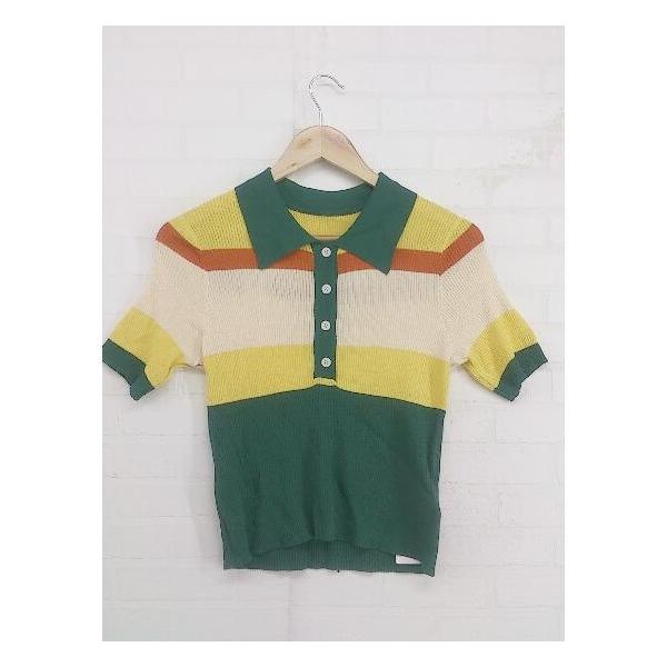 管理番号： 120610000262620220907ベースW66/山付属品： 無素材： 画像参照色： グリーン イエロー ベージュサイズ： 表記なし梱包サイズ： 通常採寸サイズ： 着丈：約47cm　肩幅：約31cm　身幅：約34cm　袖丈...