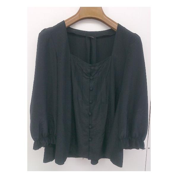 管理番号： 120617001088020220729ベースW1/石付属品： 無素材： 画像参照色： ブラックサイズ： サイズ38梱包サイズ： 通常採寸サイズ： 着丈：約54cm　肩幅：約35.5cm　身幅：約47cm　袖丈：約44cm