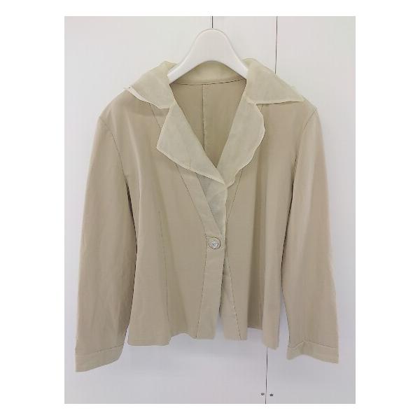 管理番号： 120620000571820220728ベースW811/勝付属品： 無素材： 画像参照色： ベージュサイズ： サイズ42梱包サイズ： 通常採寸サイズ： 着丈：約47cm　肩幅：約42cm　身幅：約52cm　袖丈：約47cm