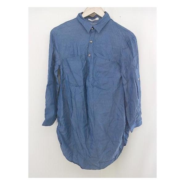 管理番号： 120624000432020220630ベースW１/林付属品： 替えボタン1個素材： 画像参照色： ブルーサイズ： 表記なし梱包サイズ： 通常採寸サイズ： 着丈：約72cm　肩幅：約46cm　身幅：約46cm　袖丈：約49cm