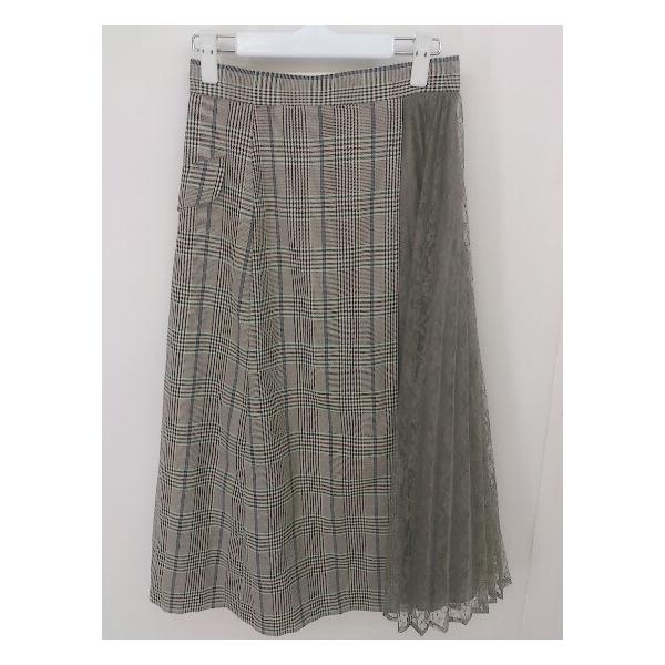 管理番号： 120708000520120220824ベースW2/石付属品： タグ　　　　 背面裾部分に糸つれあり。素材： 画像参照色： ベージュ マルチサイズ： サイズ2梱包サイズ： 通常採寸サイズ： 総丈：約78cm　ウエスト：約33c...