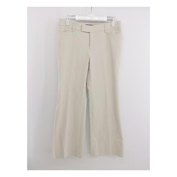 管理番号： 120826000582020220922ベースW9/由付属品： 無　　　　 右裾近くに薄汚れあり。素材： 画像参照色： ライトベージュ系サイズ： サイズ40梱包サイズ： 通常採寸サイズ： 股上：約21.5cm　股下：約73cm...