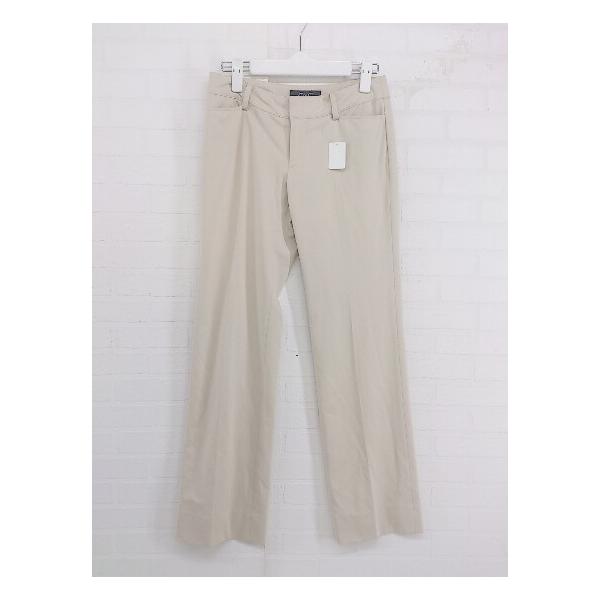 管理番号： 120905000182420230210ベースW17/川付属品： 無　　　　 内側股部分にシミ汚れあり。素材： 画像参照色： ベージュサイズ： サイズ34梱包サイズ： 通常採寸サイズ： 股上：約23cm　股下：約73cm　ウエ...