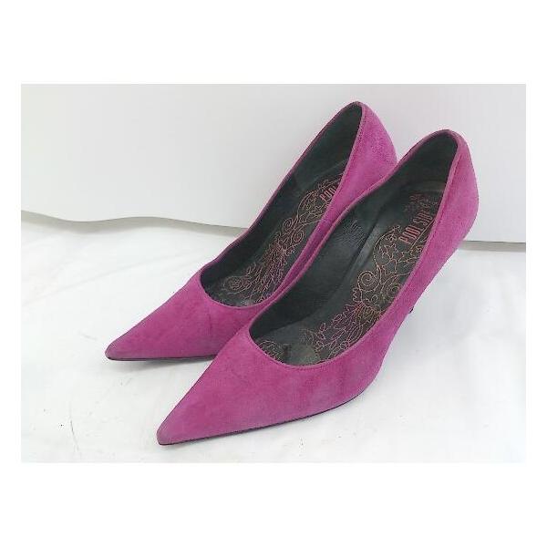 管理番号： 120909000145720230224ベースS357/勝付属品： 無　　　　 全体的に擦れ汚れあり。インソール部分に汚れ、剥がれあり素材： スエード系/ラバーソール色： ピンク パープルサイズ： サイズ22梱包サイズ： 通常...