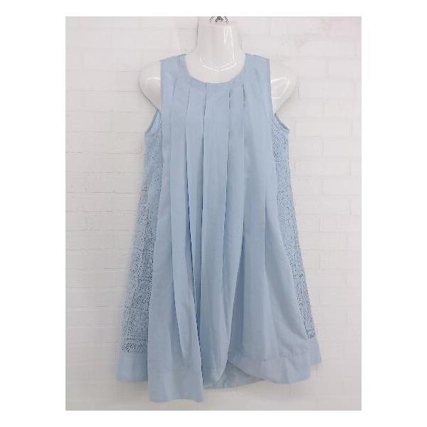 管理番号： 120909000764020230224ベースW15/石付属品： 無　　　　 首周りに薄い汚れあり。素材： 画像参照色： ライトブルー系サイズ： 表記なし梱包サイズ： 通常採寸サイズ： 着丈：約87cm　肩幅：約33cm　身幅...