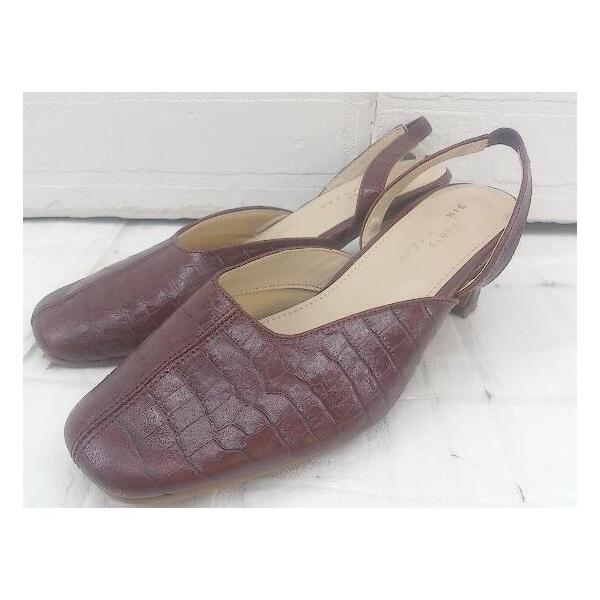 管理番号： 120915000075820230221ベースS374/成付属品： 無素材： レザー系/ラバーソール色： ブラウン系サイズ： サイズ23.5cm梱包サイズ： 通常採寸サイズ： 底長：-cm　底甲幅：約9cm　ヒール：約6cm