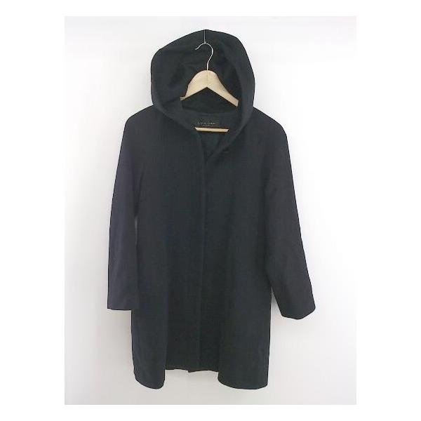 管理番号： 121006000567220230407ベースW52/成付属品： 無　　　　 全体的に毛玉あり。素材： 画像参照色： ブラックサイズ： サイズ36梱包サイズ： 通常採寸サイズ： 着丈：約80.5cm　肩幅：-cm　身幅：約46...
