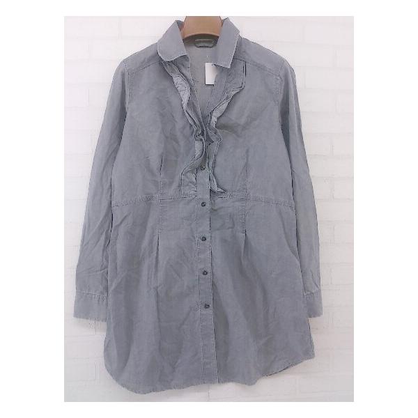 管理番号： 121110001556920230505ベースW53/川付属品： 無　　　　 首元に薄汚れあり。　　　　 所々に使用に伴う色褪せ感あり。素材： 画像参照色： グレーサイズ： 表記なし梱包サイズ： 通常採寸サイズ： 着丈：約80...