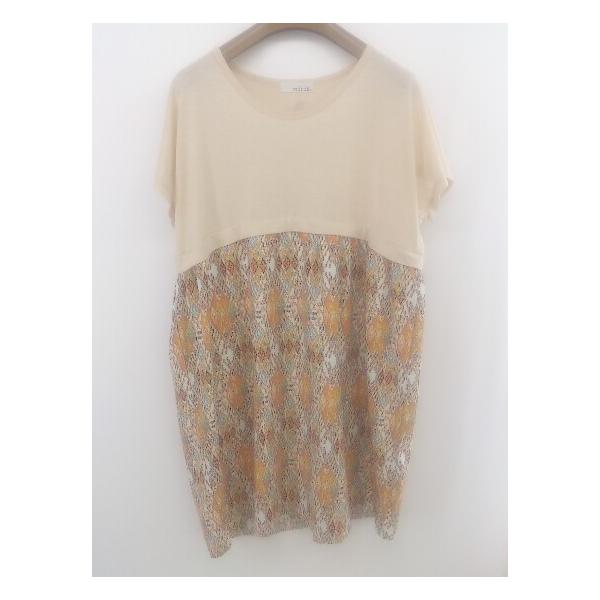 管理番号： 121227000585520240603ベースW824/大付属品： 無<br>ベージュ地に毛羽立ちあり。素材： 画像参照色： ベージュ マルチサイズ： サイズM梱包サイズ： 通常付属品： 無<br>ベー...