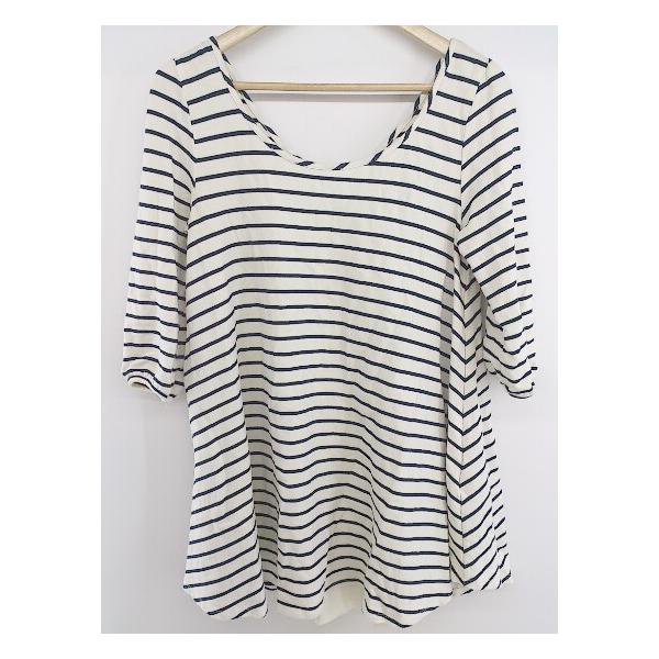 管理番号： 130110000106520240603ベースW81/由付属品： 無<br>多少の毛羽立ちあり。素材： 画像参照色： アイボリー ネイビーサイズ： サイズF梱包サイズ： 通常付属品： 無<br>多少の毛...