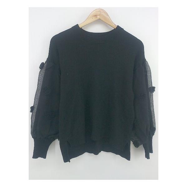 管理番号： 130124000687620240603ベースW133/成付属品： 無<br>全体的に毛玉あり。素材： 画像参照色： ブラックサイズ： サイズ1梱包サイズ： 通常付属品： 無<br>全体的に毛玉あり。採...